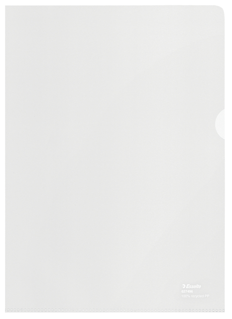 Insteekmap L-Model Esselte A4 100% Gerecycled 0.10MM Transparant 100 ...