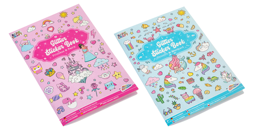 Glitter Sticker Boek A5 2 Ass | Kantoorartikel | 1407291 | Bruna