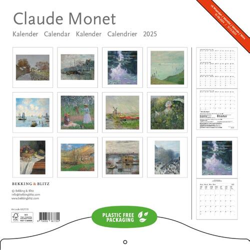 Claude Monet maandkalender 2025 | Overig | 8716951367711 | Bruna