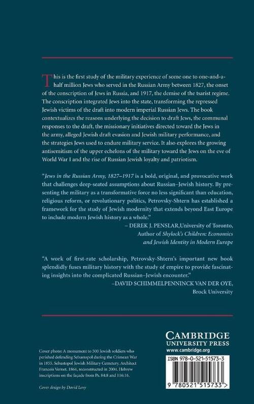 Jews in the Russian Army, 1827–1917, Yohanan | Boek | 9780521515733 | Bruna