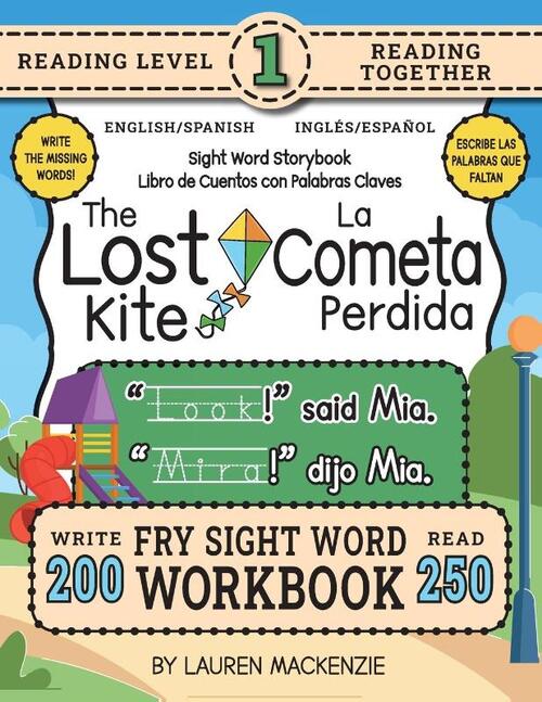 250 Sight Word Storybook, The Lost Kite (Level 1) Bilingual English ...