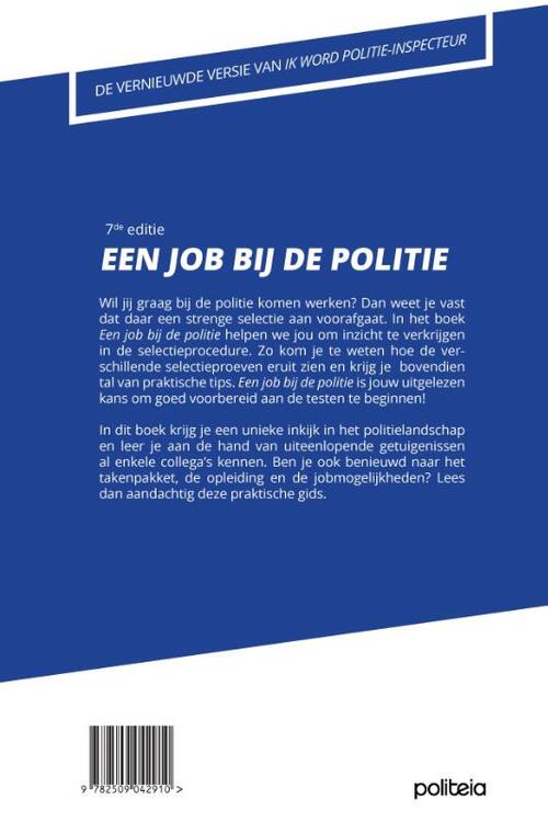 Een job bij de politie | editie 7, Nathalie Adam | Boek | 9782509042910 | Bruna