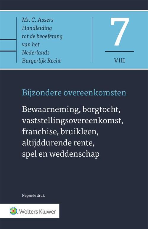 Bewaarneming, borgtocht, vaststellingsovereenkomst, Wolters Kluwer ...