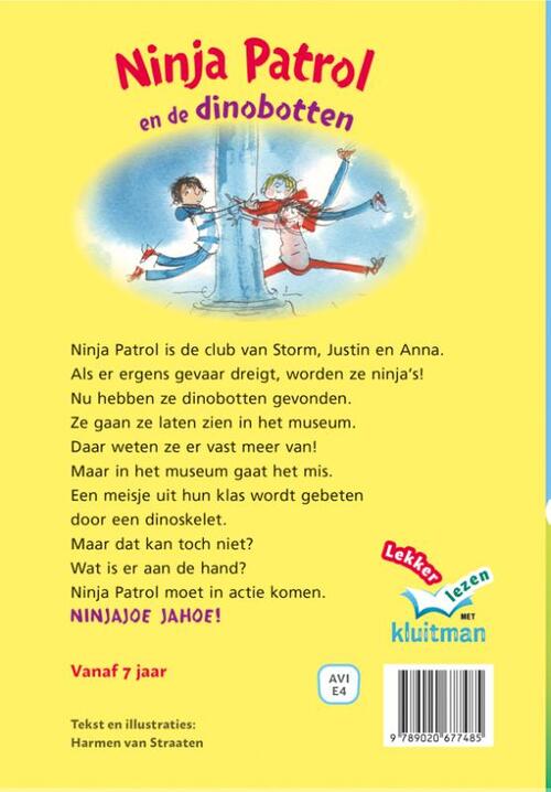 Ninja Patrol en de dinobotten, Harmen van Straaten | Boek ...
