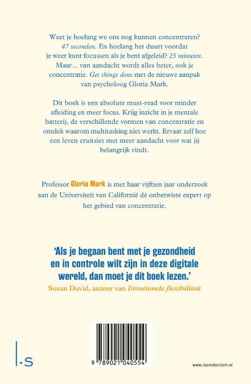 Aandacht, Gloria Mark | Boek | 9789021040554 | Bruna