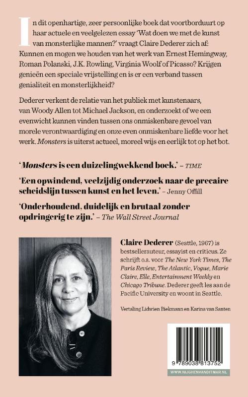 Monsters, Claire Dederer | Boek | 9789038813752 | Bruna