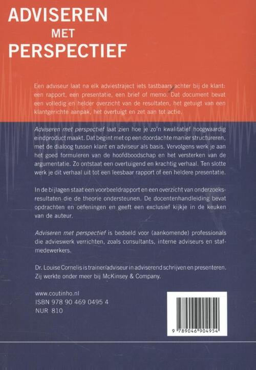 Adviseren met perspectief, Louise Cornelis | Boek | 9789046904954 | Bruna