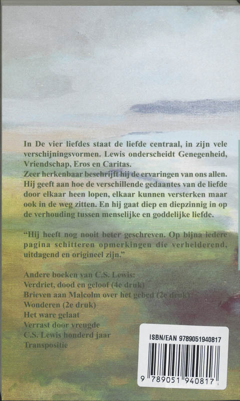 De vier liefdes, D. van Wijnen, C.S. Lewis | Boek | 9789051940817 | Bruna