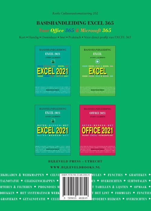 Basishandleiding Excel 365, Anton Aalberts | Boek | 9789055482849 | Bruna