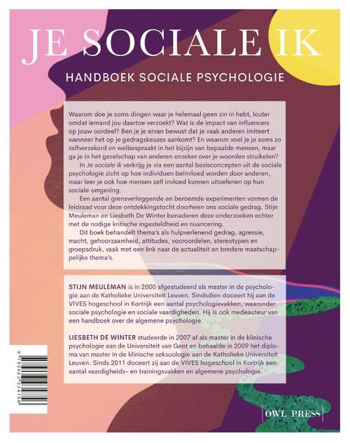 Je sociale ik, Liesbeth de Winter, Stijn Meuleman | Boek ...