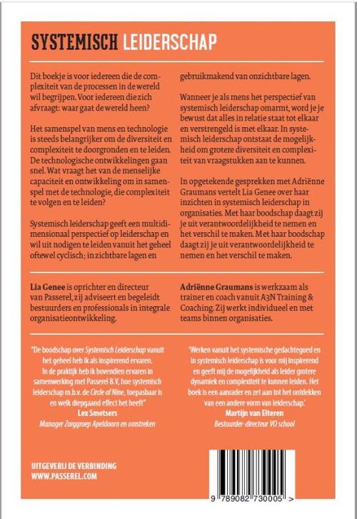 Systemisch leiderschap, Lia Genee, Adriënne Graumans | Boek | 9789082730005 | Bruna