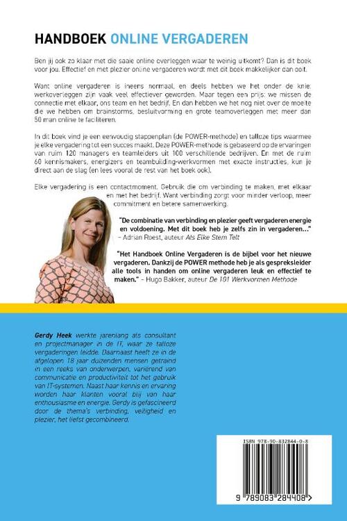 Handboek Online Vergaderen, Gerdy Heek | Boek | 9789083284408 | Bruna