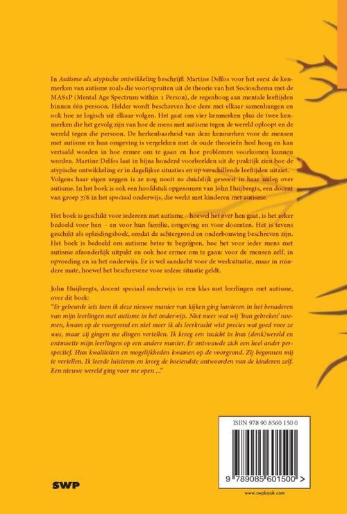 Autisme als atypische ontwikkeling, Martine F. Delfos | Boek | 9789085601500 | Bruna