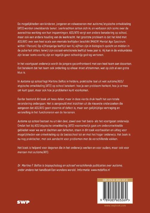 Autisme op school, Martine F. Delfos | Boek | 9789085603269 | Bruna