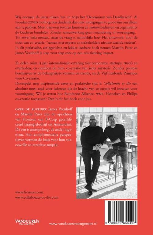 Collaborate or Die, James Veenhoff, Martijn Pater | Boek ...