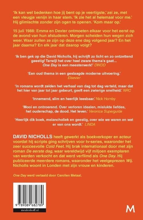 One Day, David Nicholls | Boek | 9789089682789 | Bruna