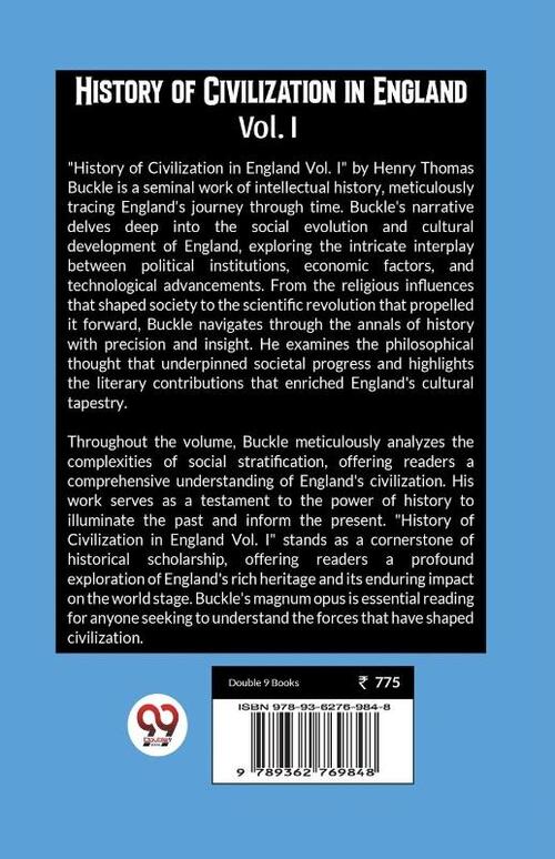 History of Civilization in England Vol. III (Edition2023), Henry Thomas ...