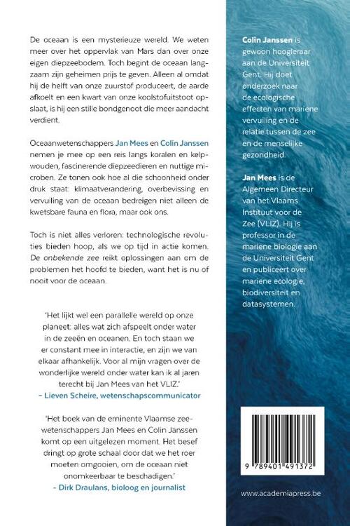 De onbekende zee, Jan Mees, Colin Janssen | Boek | 9789401491372 | Bruna