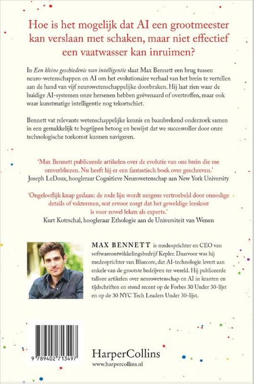 Een kleine geschiedenis van intelligentie, Max Bennett | Boek ... Een kleine geschiedenis van intelligentie, Max Bennett | Boek ...