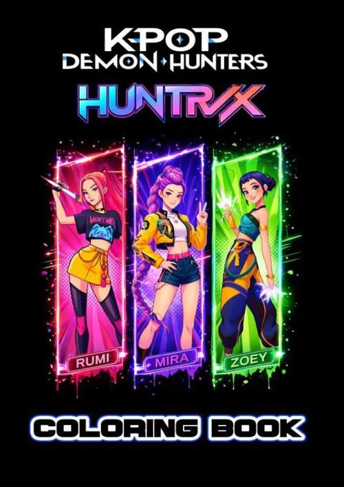 Kpop Demon Hunters Coloring Book, Random House | Boek | 9789403910529 ...