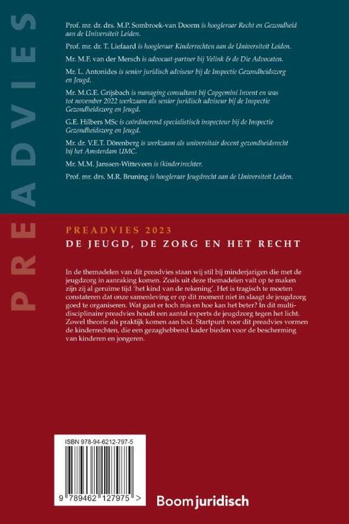 De jeugd, de zorg en het recht, Mirjam Sombroek, Ton Liefaard, Melita ...