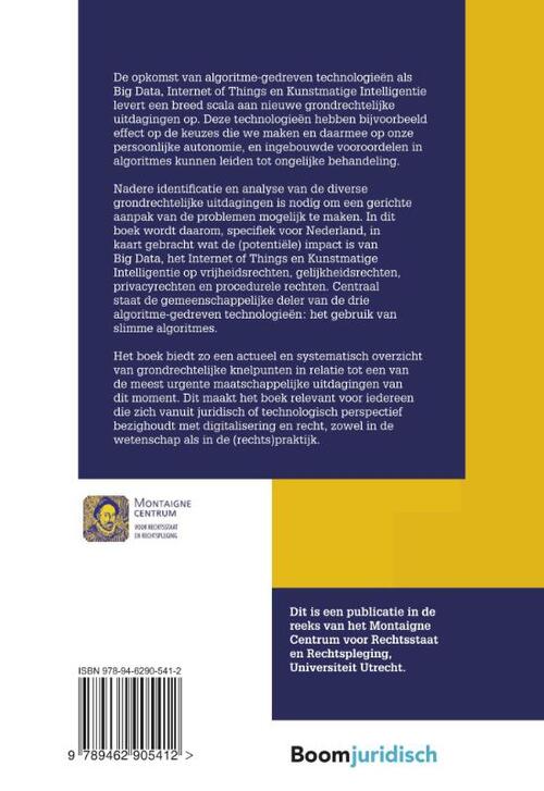 Algoritmes en grondrechten, Max Vetzo, Remco Nehmelman, Janneke Gerards ...