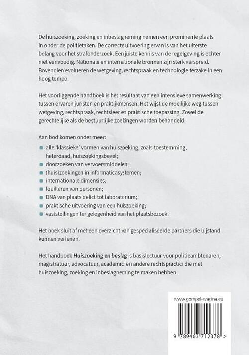Huiszoeking en beslag, Alain Liners, Leo Mares, Willy Bruggeman, Marc ...