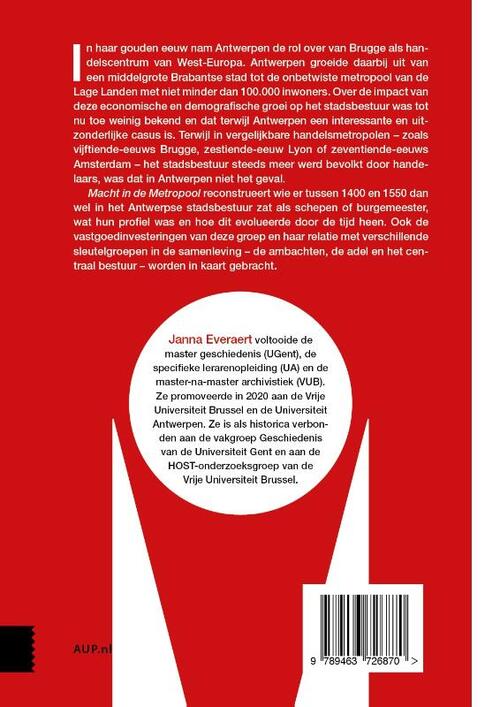 Macht in de Metropool, Janna Everaert | Boek | 9789463726870 | Bruna