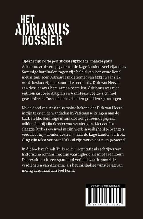 Het Adrianus-dossier, Joris Tulkens | Boek | 9789464711622 | Bruna