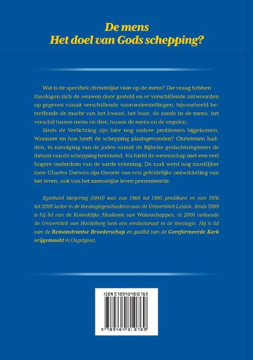 De mens, Eginhard Meijering | Boek | 9789464810769 | Bruna