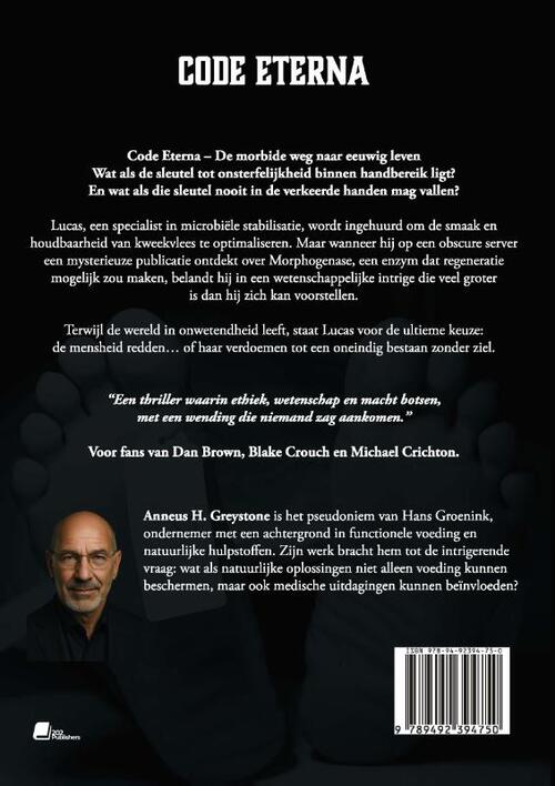 Code Eterna, Anneus H. Greystone | Boek | 9789492394750 | Bruna