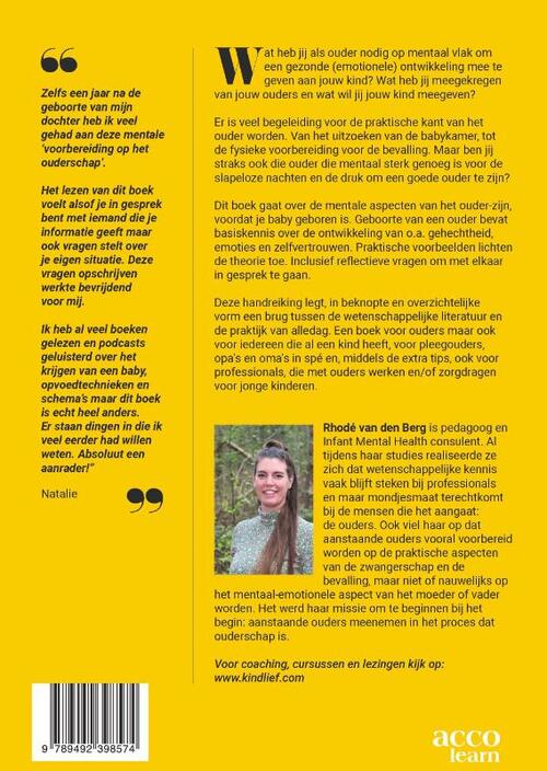 Geboorte van een ouder, Rhodé van den Berg | Boek | 9789492398574 | Bruna