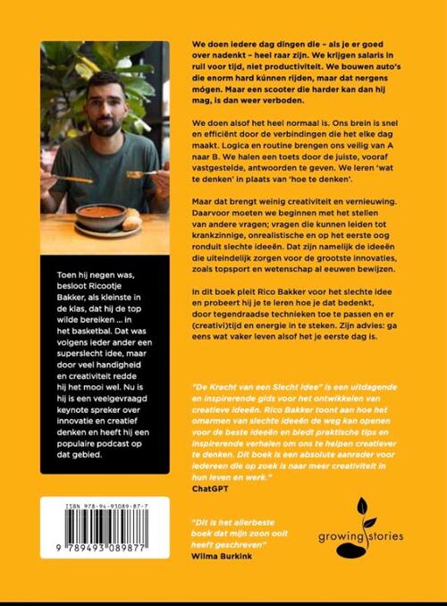 De kracht van een slecht idee, Rico Bakker | Boek | 9789493089877 | Bruna De kracht van een slecht idee, Rico Bakker | Boek | 9789493089877 | Bruna