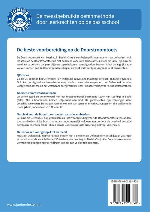 Doorstroomtoets Rekenen, Junior Einstein | Boek | 9789493218598 | Bruna