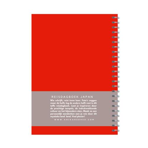 Reisdagboek Japan, Anika Redhed | Losbladig | 9789493263208 | Bruna