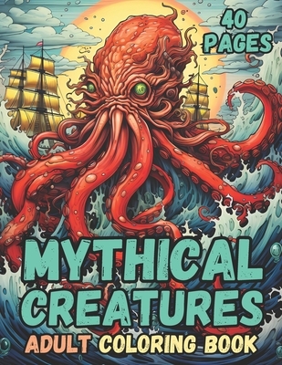 Mythical Creatures Adult Coloring Book: "Discover the Enchanted Realm ...