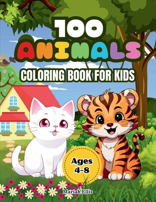 100 Animals Coloring Book for Kids: Adorable animals from different ...