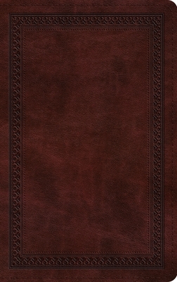 ESV Thinline Bible, Red Letter (Trutone, Mahogany, Border Design), Esv ...