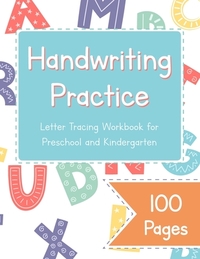Handwriting Practice Letter Tracing Workbook for Preschool and ...