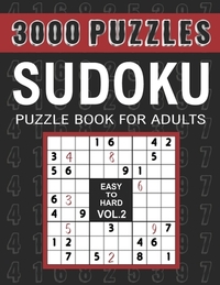 3000 Sudoku Puzzles Easy to Hard: 1000 Easy, 1000 Medium and 1000 Hard ...