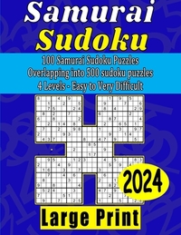 Samurai Sudoku Books For Adults: 500 Large Print Sudoku Puzzles With ...